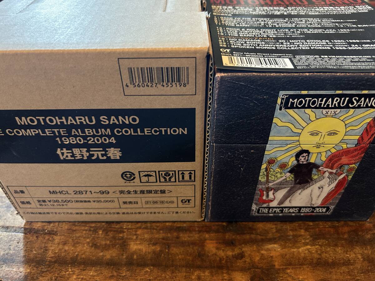 【目立った傷や汚れなし】美品 29CD 佐野元春/ MOTOHARU SANO THE COMPLETE ALBUM COLLECTION ...