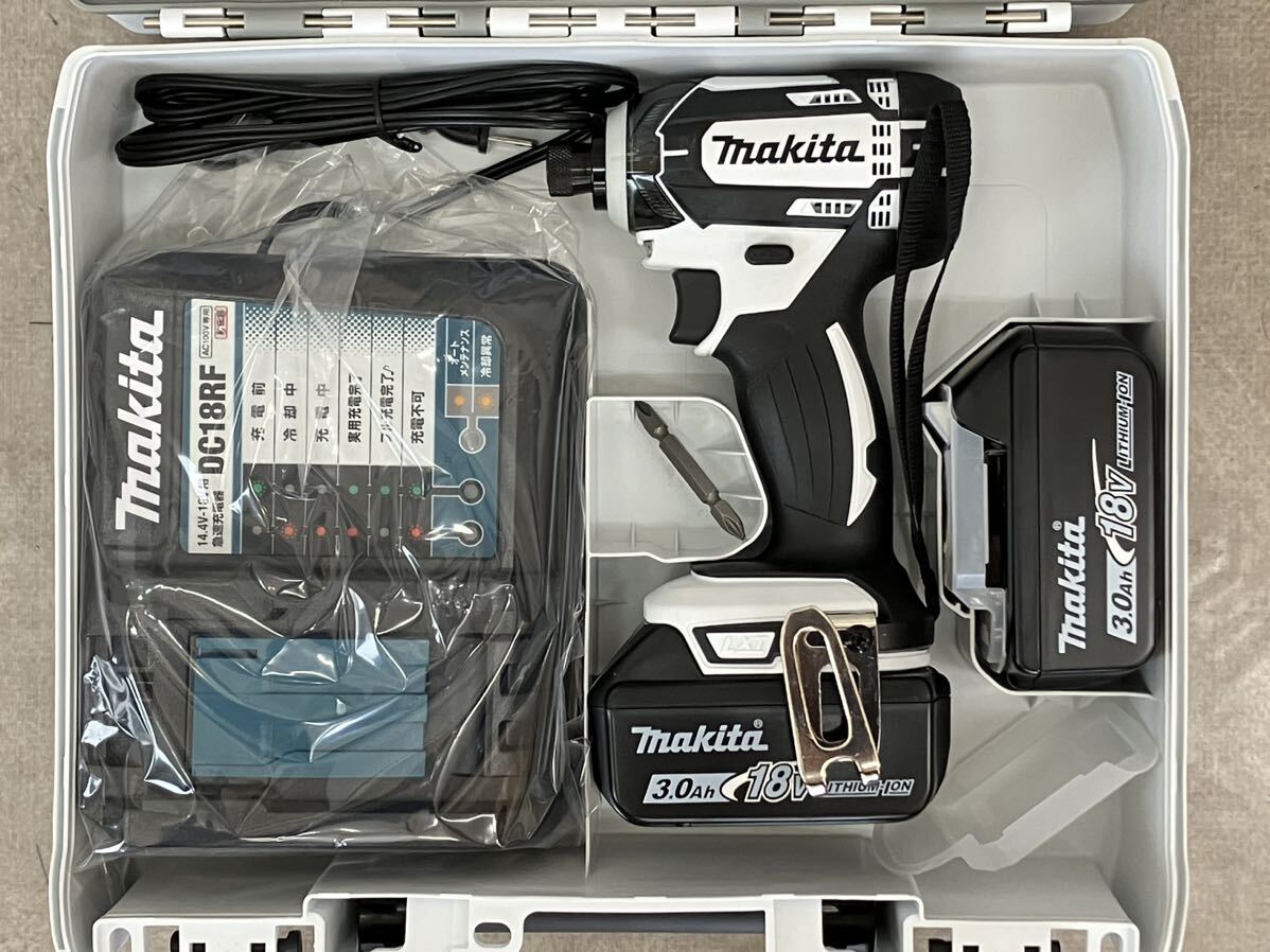 【未使用】★未使用★Makita マキタ 充電式インパクトドライバ TD149DRFXW ホワイト 18V/3.0Ah バッテリ2個付 フルセット品の落札情報詳細 - Yahoo!オークション ...