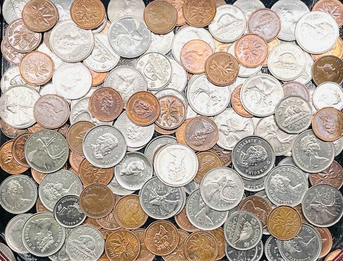 【やや傷や汚れあり】1円スタート カナダ 古銭 まとめ 510g セント 外国銭 貨幣 硬貨 北アメリカ ヴィンテージ コイン コレクション C-1321の落札情報詳細 - Yahoo ...