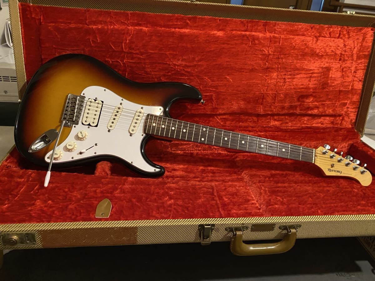 【やや傷や汚れあり】フジゲン製ヒストリーストラトキャスター日本製サンバースト SZ-1HM 売り切です。SSH Jake風ペグ交換ゴトーの落札情報詳細 - Yahoo!オークション落札価格検索 ...