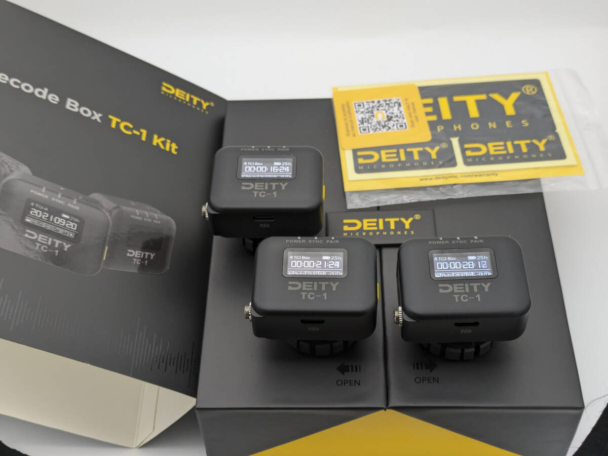 【目立った傷や汚れなし】DEITY TC-1 KIT タイムコードボックス 3個セット 中古 元箱付きの落札情報詳細 - Yahoo!オークション落札価格検索 オークフリー