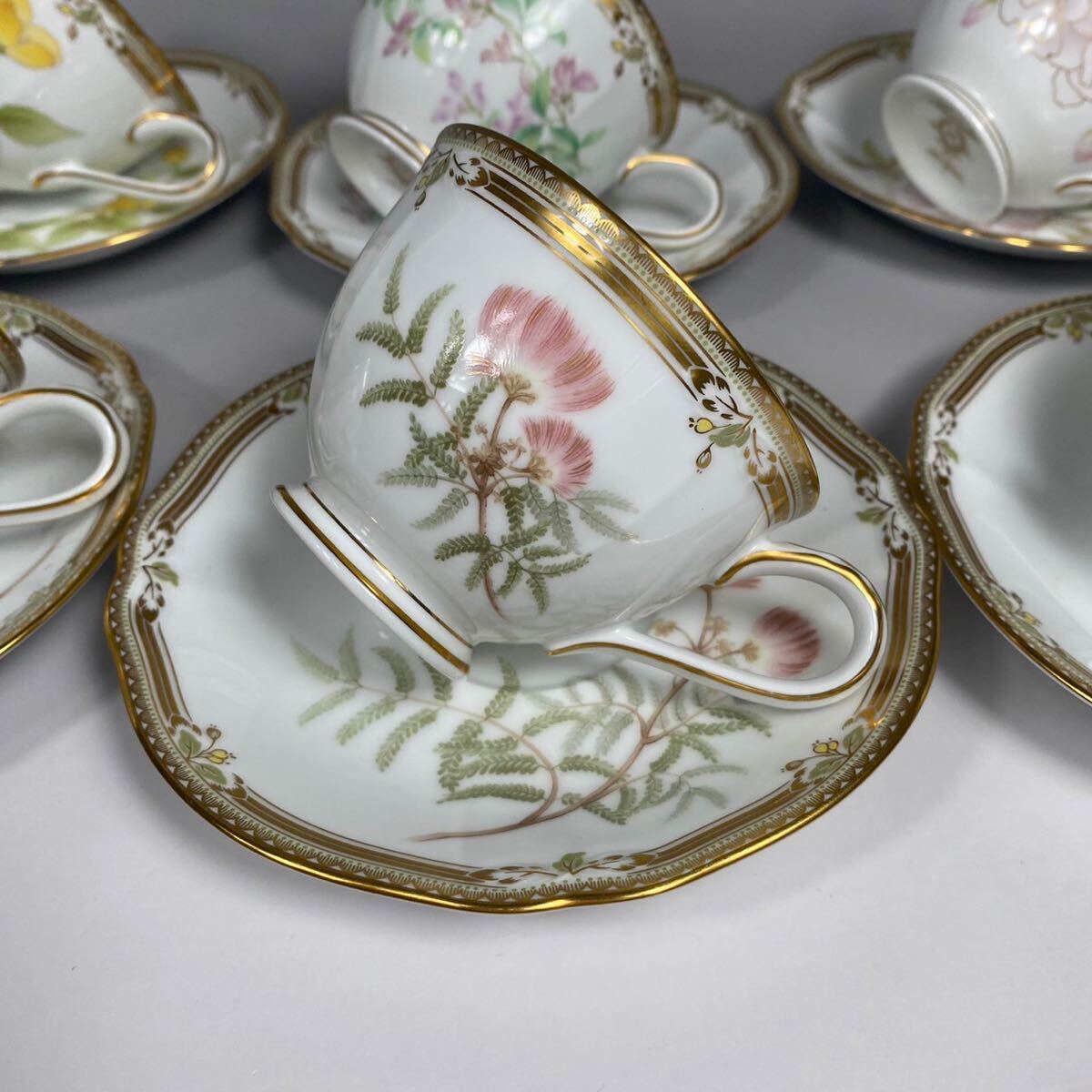 【未使用に近い】廃盤 美品 Noritake ノリタケ GALA CONTESSA ガラコンテッサ カップ&ソーサー 6客セット ティーカップ ...