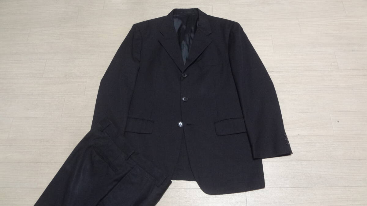 【やや傷や汚れあり】大処分セール☆170cmW86cm AB5★ROCHI INDIVIDUAL★上質3Bスーツ/黒織素材ブラック★シングル3釦★ロッチインディヴィジュアル★ビジネスの落札情報 ...