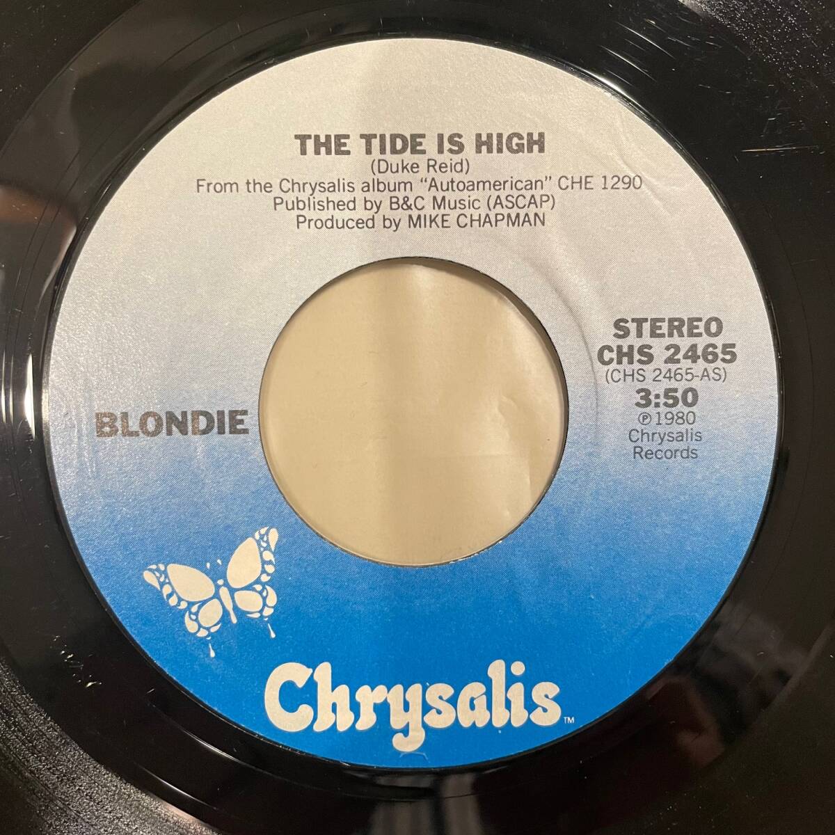 【やや傷や汚れあり】即決 (7inch) Blondie / The Tide Is High USオリジナル盤 7インチ 1980 Rock ...