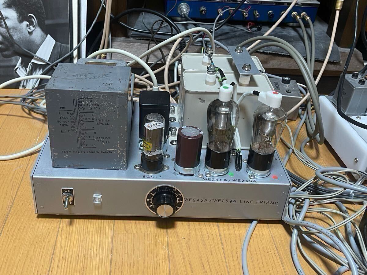 【目立った傷や汚れなし】出力菅western electric 245A/259Aナス管メッシュ.整流管RAYTHEON 6GK17 使用 ...