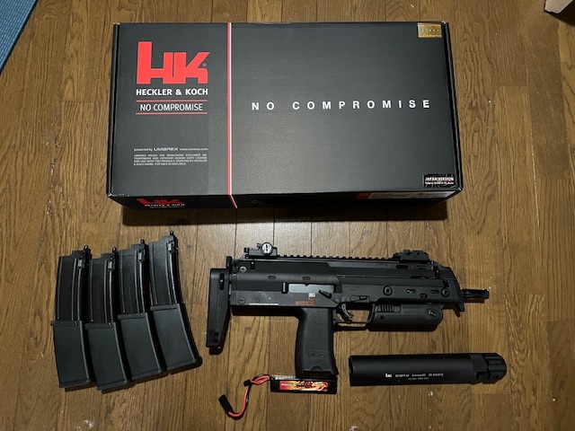 【目立った傷や汚れなし】VFC Umarex H＆K MP7A1 (V2)電動ガン JPver サプレッサー、専用マガジン付き 検索 東京 ...