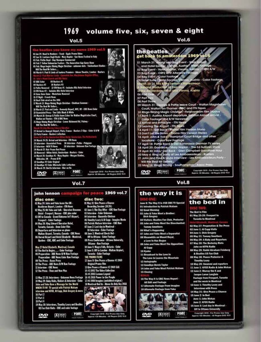 【未使用】THEBEATLES -1969 Vol.5 - 8 (RemasteredEdition) / 6DVD-VIDEOの落札情報詳細 - Yahoo!オークション落札価格検索 オークフリー
