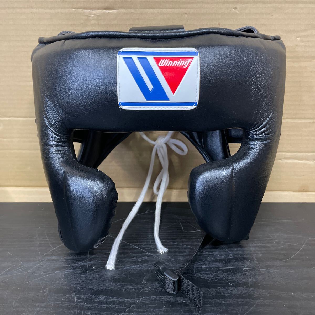 【目立った傷や汚れなし】UTT683 WINNINGボクシング ヘッドギア FG-2900 フェイスガードタイプ (ウイニング) FG2900 ...