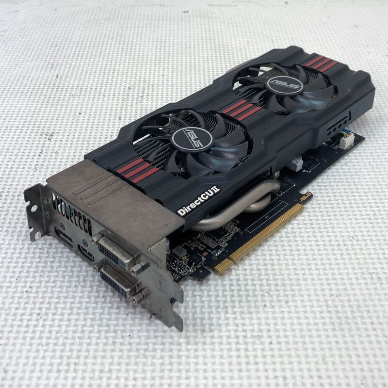 【やや傷や汚れあり】中古グラフィックカード 表示確認済 Vista～Win11 LINUX ★ ASUS NVIDIA GeForce GTX 660 Ti GDDR5 2048MB ...