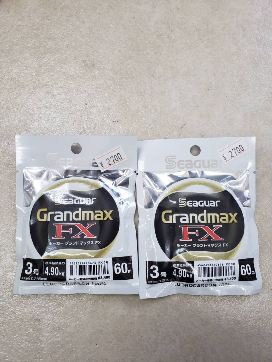 【未使用】う116 新品 未使用 2個セット シーガー グランドマックス FX 3号 60m クレハ クリア 総額6,800円 ★釣具屋閉店品 引き取り可 大阪の落札情報詳細 - Yahoo ...