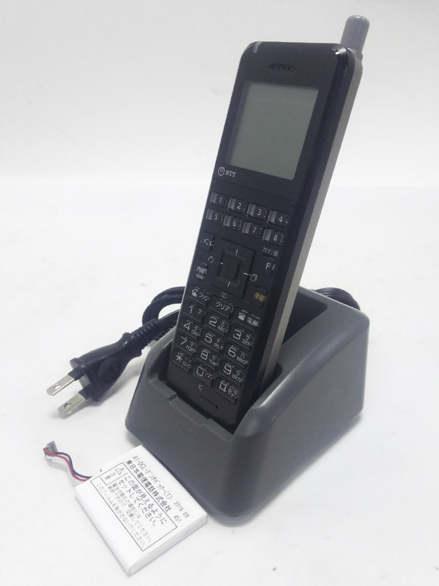 【やや傷や汚れあり】中古 ビジネスホンコードレス電話機【NTT (A1-PS)A1-DCL-PS-(1)(K)/A1-DCL-CE-(1)(充電台)】Ver:6.00 動作品(10)の落札情報 ...
