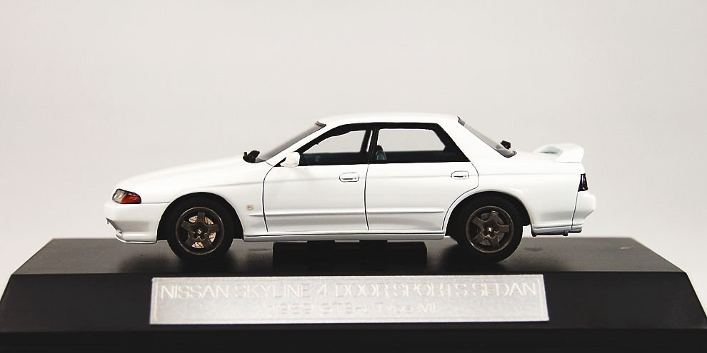 【未使用】Hi-Story Hs012 1/43 NISSAN SKYLINE 4 DOOR SPORTS SEDAN(1989 GTS-t Type M) CRYSTAL WHITEの落札 ...