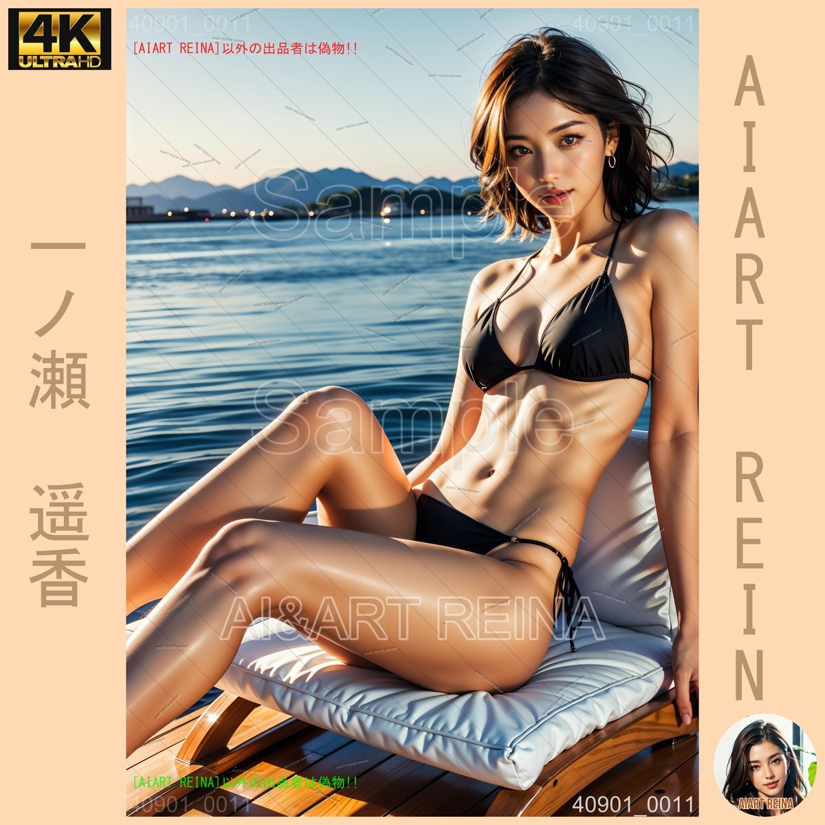 【未使用】No.40901_0011 遥香 ボートでビキニ 即決は10色印刷＆おまけ A4 ポスター 匿名配送 AI&ART REINAの落札情報詳細 - Yahoo!オークション落札価格検索 ...
