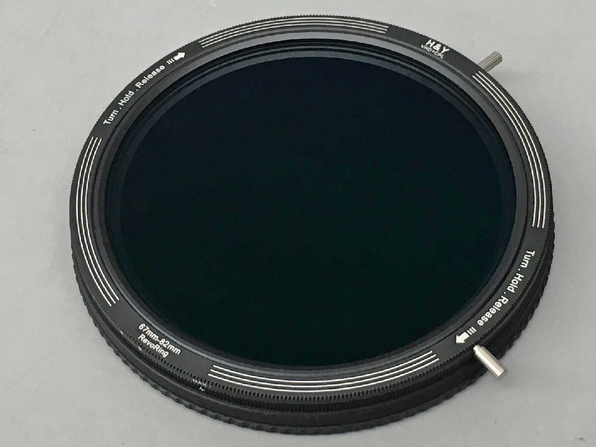 【やや傷や汚れあり】レンズフィルター Revoring H&Y フィルター一体型 可変式ステップリング ケース付き 67-82mm VND+CPL ND3-1000 2411LT183の落札 ...