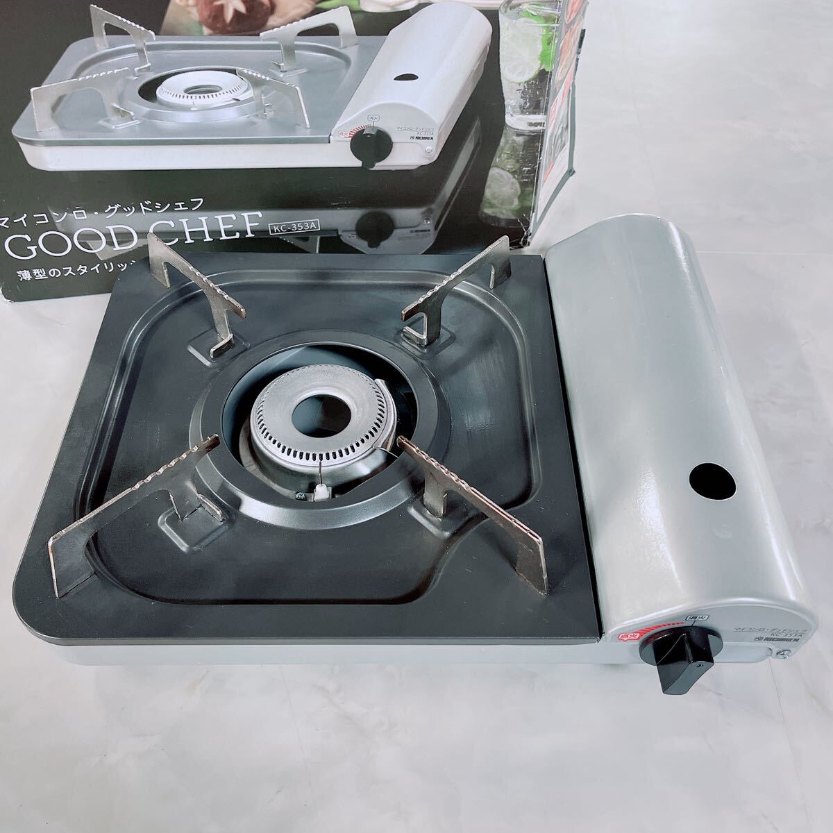 【やや傷や汚れあり】NICHINEN ニチネン マイコンロ・グッドシェフ KC-353A 卓上カセットコンロ スタイリッシュ 3.5kw Yの落札情報詳細 - Yahoo!オークション落札価格 ...