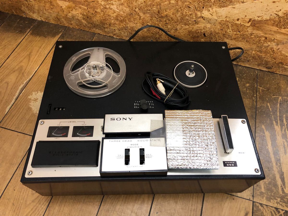 【傷や汚れあり】 【通電確認済み】SONY ソニー オープンリールデッキ テープレコーダー 《TC-350》の落札情報詳細 - Yahoo ...