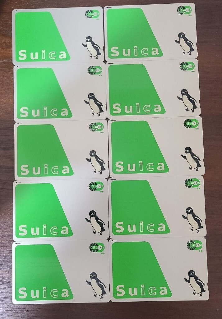 【目立った傷や汚れなし】無記名Suica 10枚セット デポジットありの落札情報詳細 - Yahoo!オークション落札価格検索 オークフリー