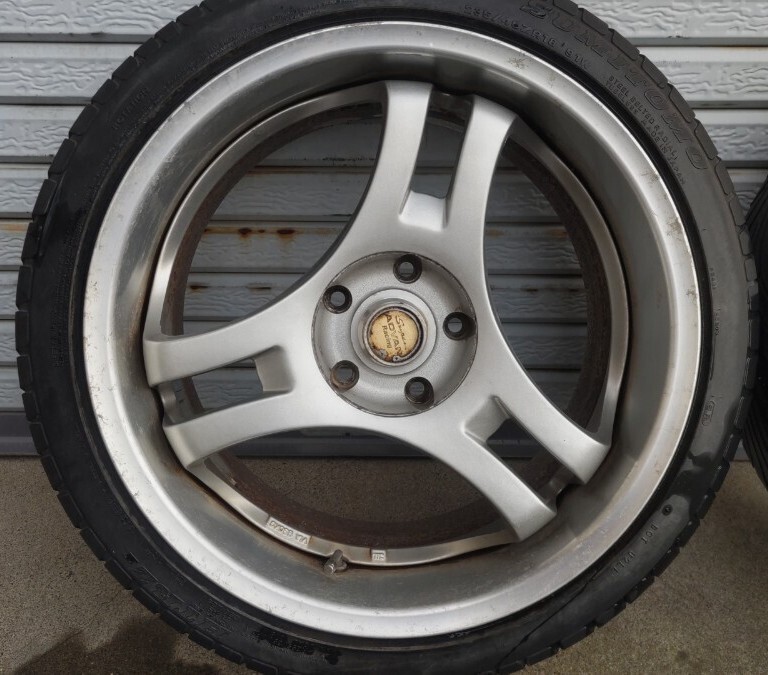 【傷や汚れあり】SUPER ADVAN Racing SA3R 9.5J+38 PCD114.3 5穴 18インチ 2本の落札情報詳細 ...