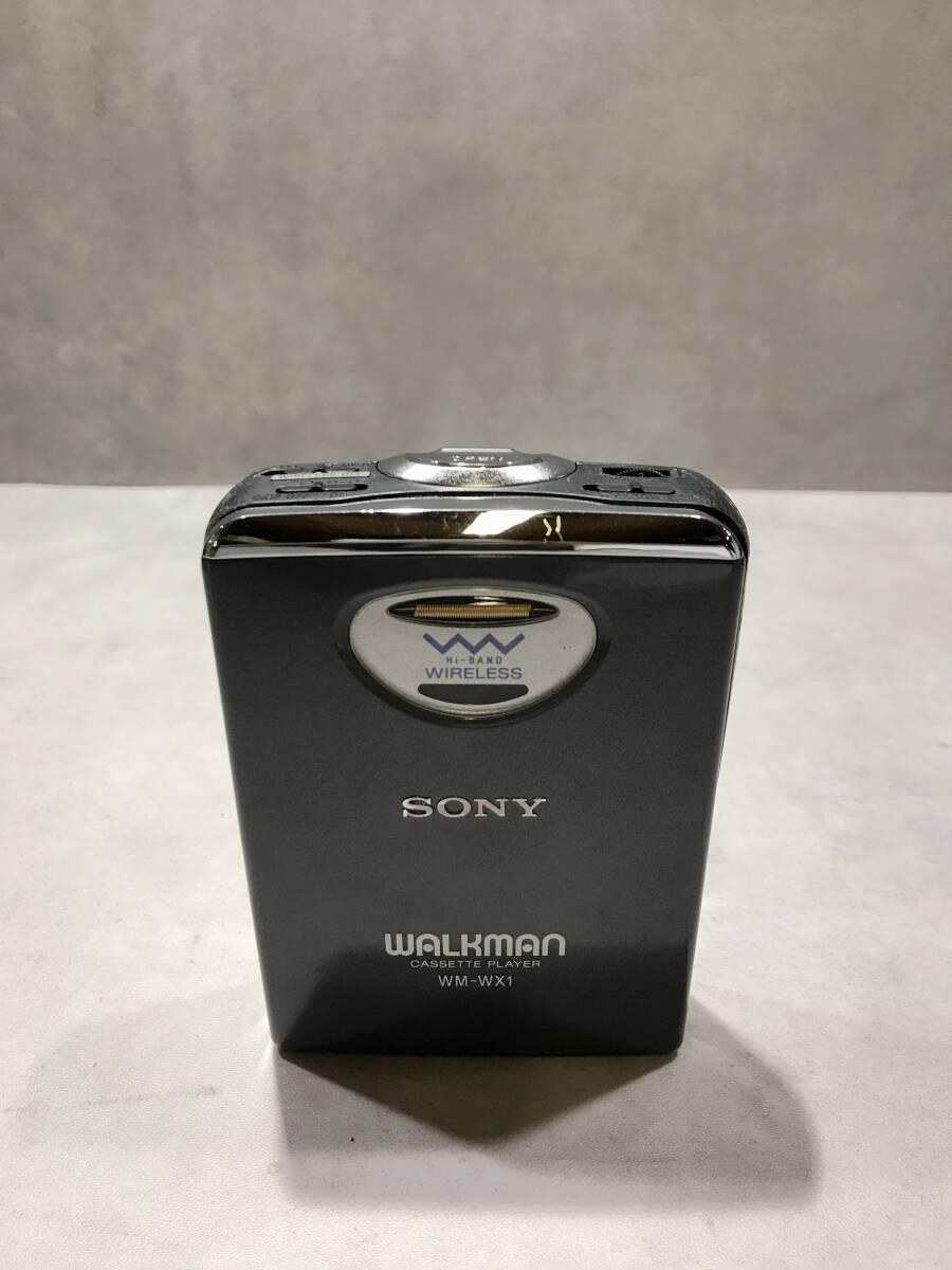 【やや傷や汚れあり】S9100 SONY ソニー WALKMAN ウォークマン カセットプレーヤー WM-WX1 ポータブル【未確認 ...