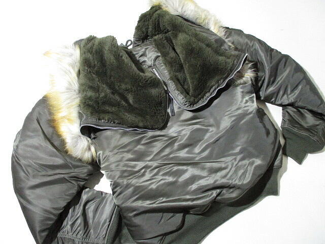 【未使用】新品 未使用 定価34980円 アルファ ALPHA industries N-2B N2B Lサイズ ミリタリー フライトジャケット ファー レプリカグレーの落札情報詳細 ...