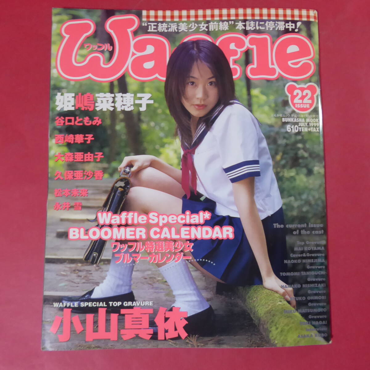 【やや傷や汚れあり】YN4-241225☆Waffle ワッフル No.22 1999年7月★小山真依/谷口ともみ/久保亜沙香/西崎華子/大森亜由子/永井雪/松本未来/姫嶋菜穂子/の落札情報 ...