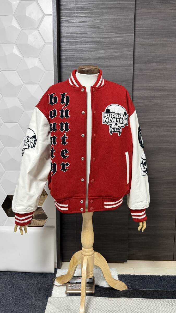【未使用に近い】シュプリーム バウンティハンター バーシティ ジャケット Supreme Bounty Hunter Varsity ...