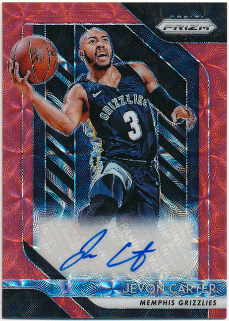 【目立った傷や汚れなし】☆ Jevon Carter 2018-19 Panini Prizm Choice RC Rookie Prizm ...