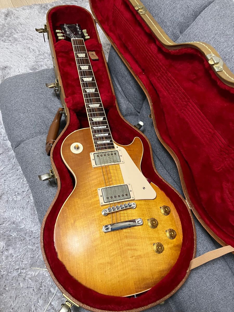 【傷や汚れあり】Gibson USA Les Paul Traditional 2016 Honey Burst SEYMOUR DUNCAN ANTIQUITY HUMBUCKER 搭載の ...