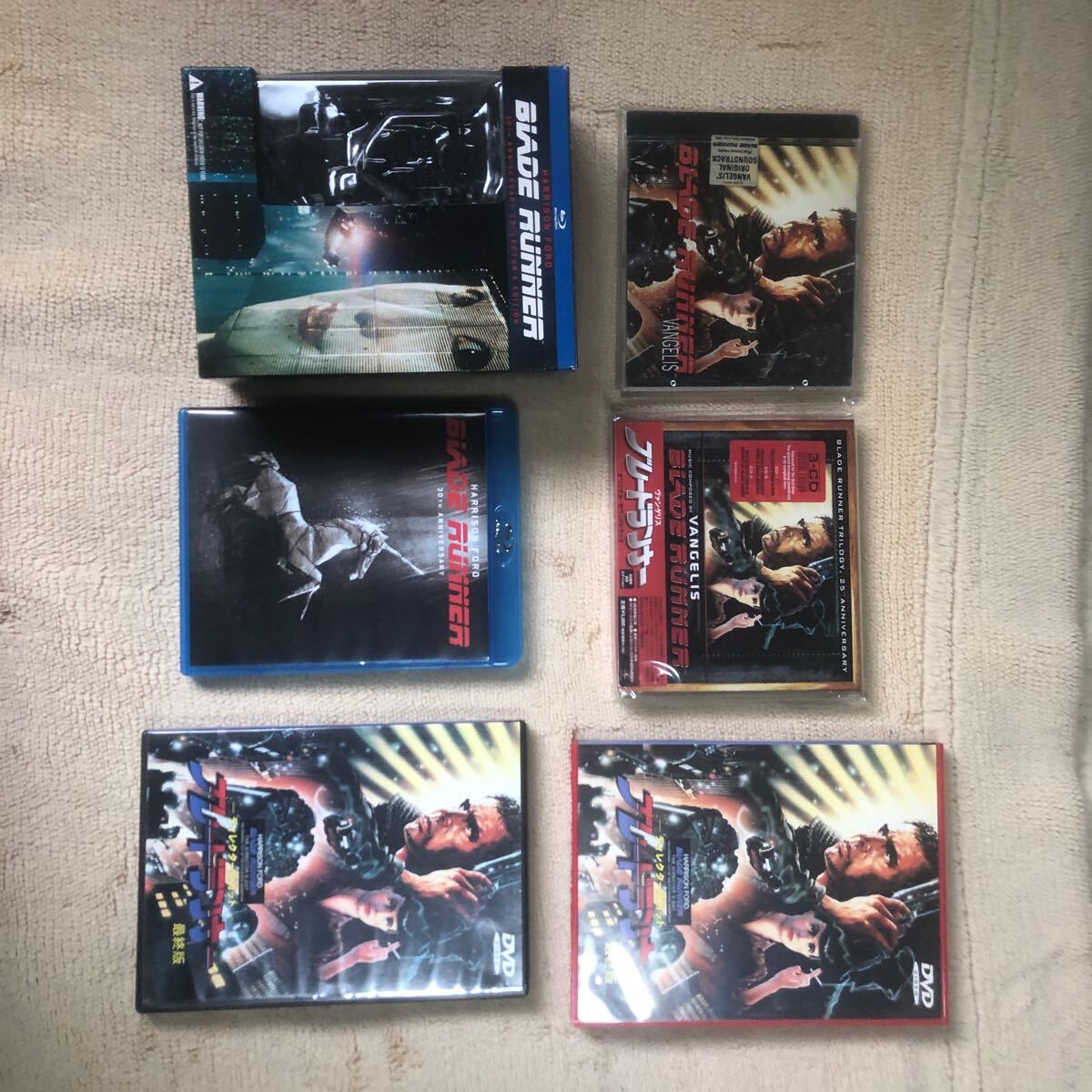 【全体的に状態が悪い】 ブレードランナー 中古ジャンク扱いセット BLADE RUNNER CD DVD Blu-ray お買い得 SF ...