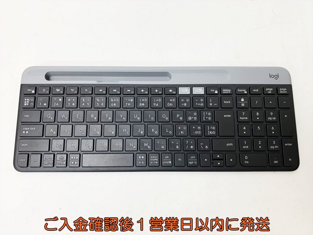 【目立った傷や汚れなし】【1円】Logicool K580 スリム マルチデバイス ワイヤレスキーボード グラファイト Bluetooth 動作確認済 レシーバー欠品 B03-413rm/G4 ...