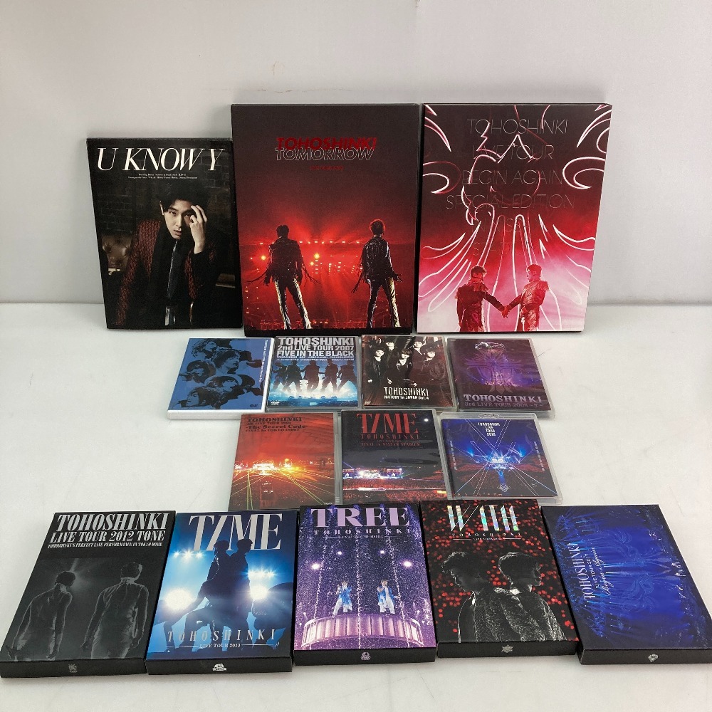 【傷や汚れあり】05w08555★1円~ 【東方神起DVD Blu-rayセット】LIVE TOUR 2018 TOMORROW LIVE TOUR Begin Again 初回限定盤／豪華 ...