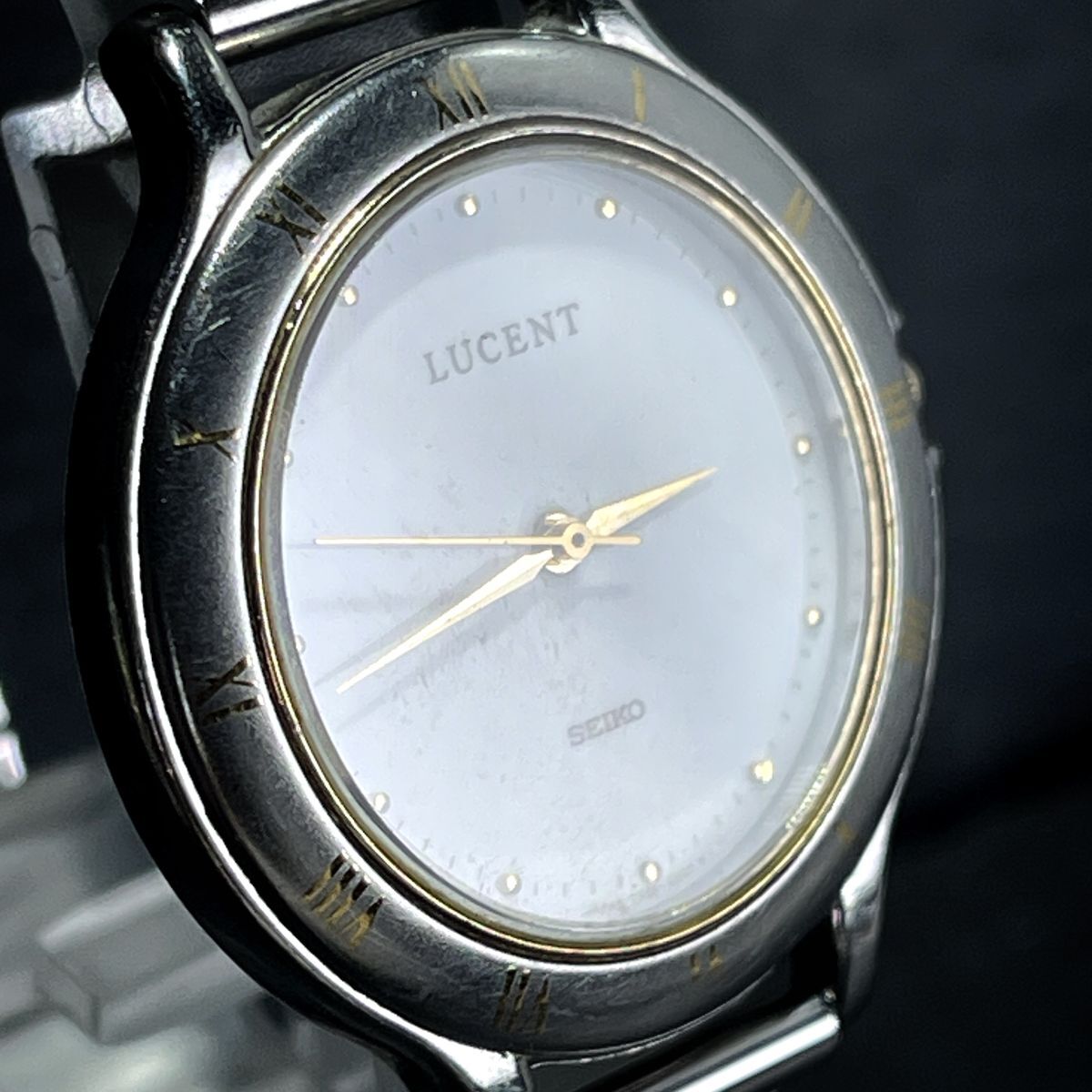 【やや傷や汚れあり】SEIKO セイコー LUCENT ルーセント 7N01-6220 腕時計 クオーツ アナログ スモールサイズ ホワイト ...