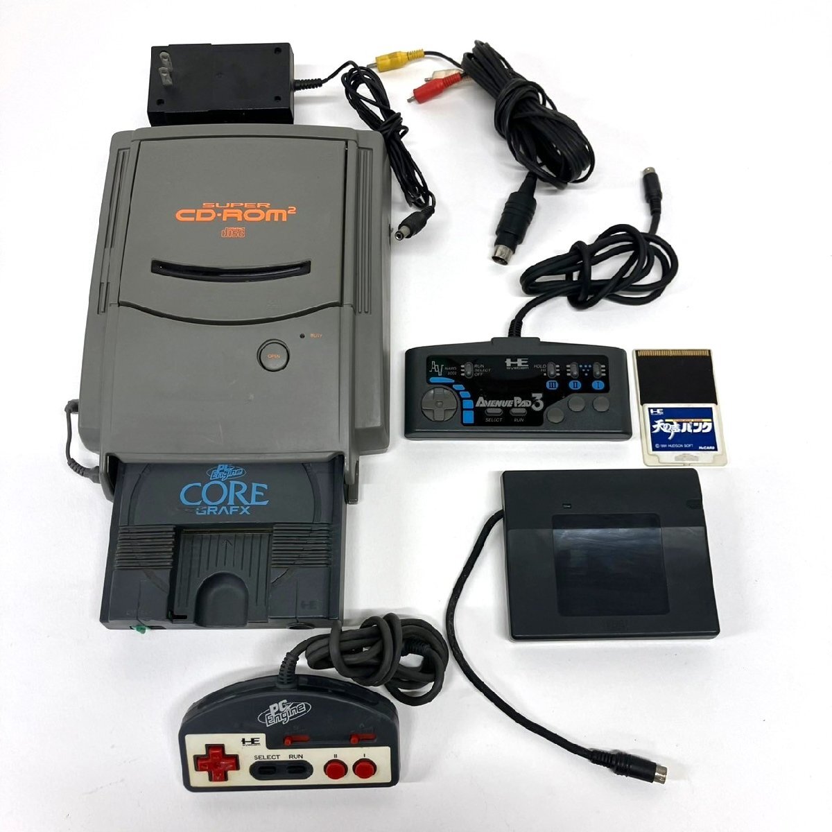 【やや傷や汚れあり】K1302【ジャンク】 NEC PC Engine PCエンジン CORE GRAFX コアグラフィックス SUPER CD-ROM2 本体 ハードの落札情報詳細 ...