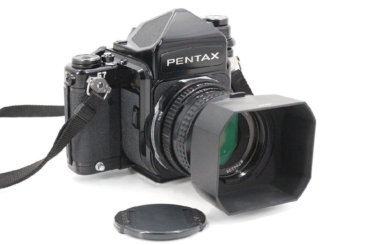 【傷や汚れあり】【ト長】 PENTAX ペンタックス 67 ボディ / smc PENTAX 67 1:2.8 F=90mm レンズ 中判 フィルムカメラ PH-SB レンズフード付 ...