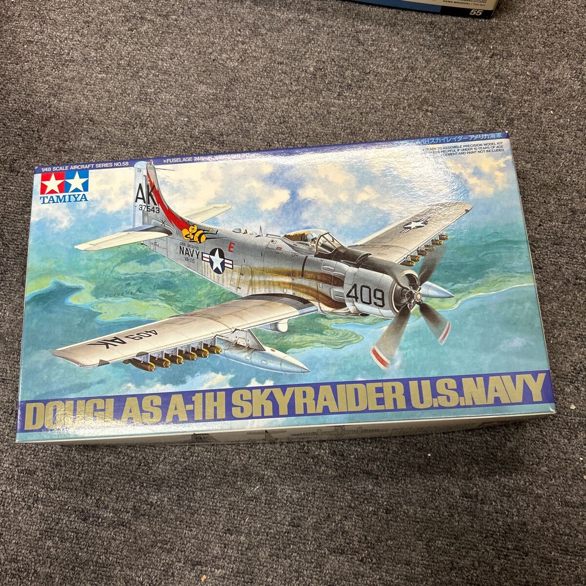 【未使用】02179 ダグラス A-1H スカイレーダー アメリカ海軍 （1/48スケール 傑作機 No.58 61058） 未組立 TAMIYA タミヤ プラモデルの落札情報詳細 ...