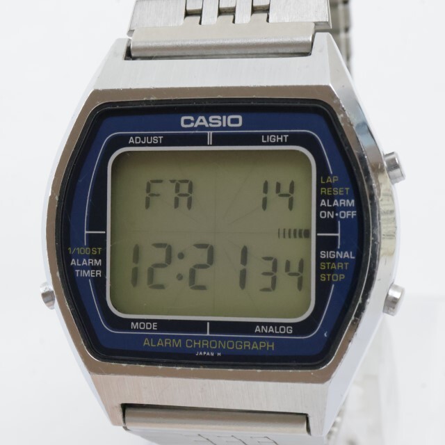 【やや傷や汚れあり】2502-598 QZ カシオ デジタルウォッチ AA-84 クオーツ 腕時計 CASIO ALARM ...