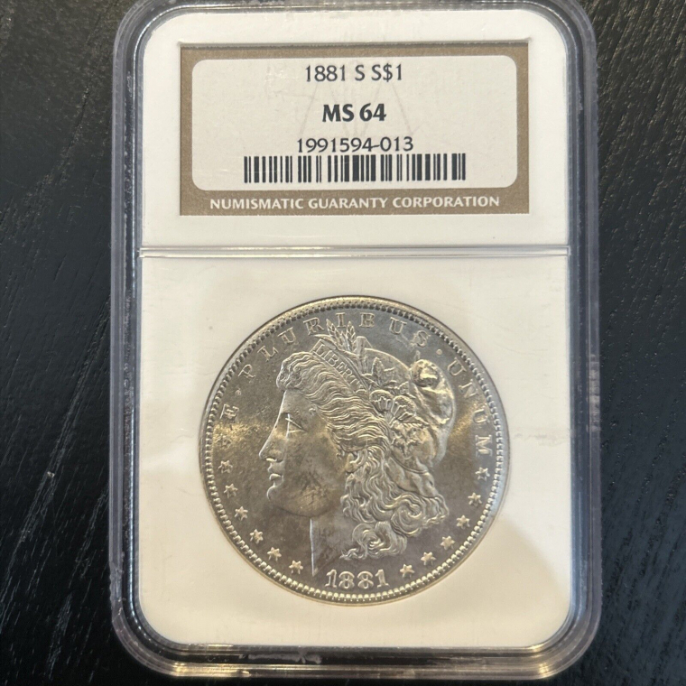 【目立った傷や汚れなし】1881 アメリカ モルガンダラー フィラデルフィア 1ドル銀貨 MS64 NGC シルバー アンティークコインの落札情報詳細 - Yahoo!オークション落札価格検索 ...