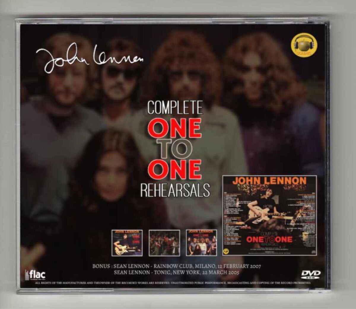 【未使用】★ John Lennon - COMPLETE ONE TO ONE REHEARSALS / FLAC / DVD-ROMの落札 ...
