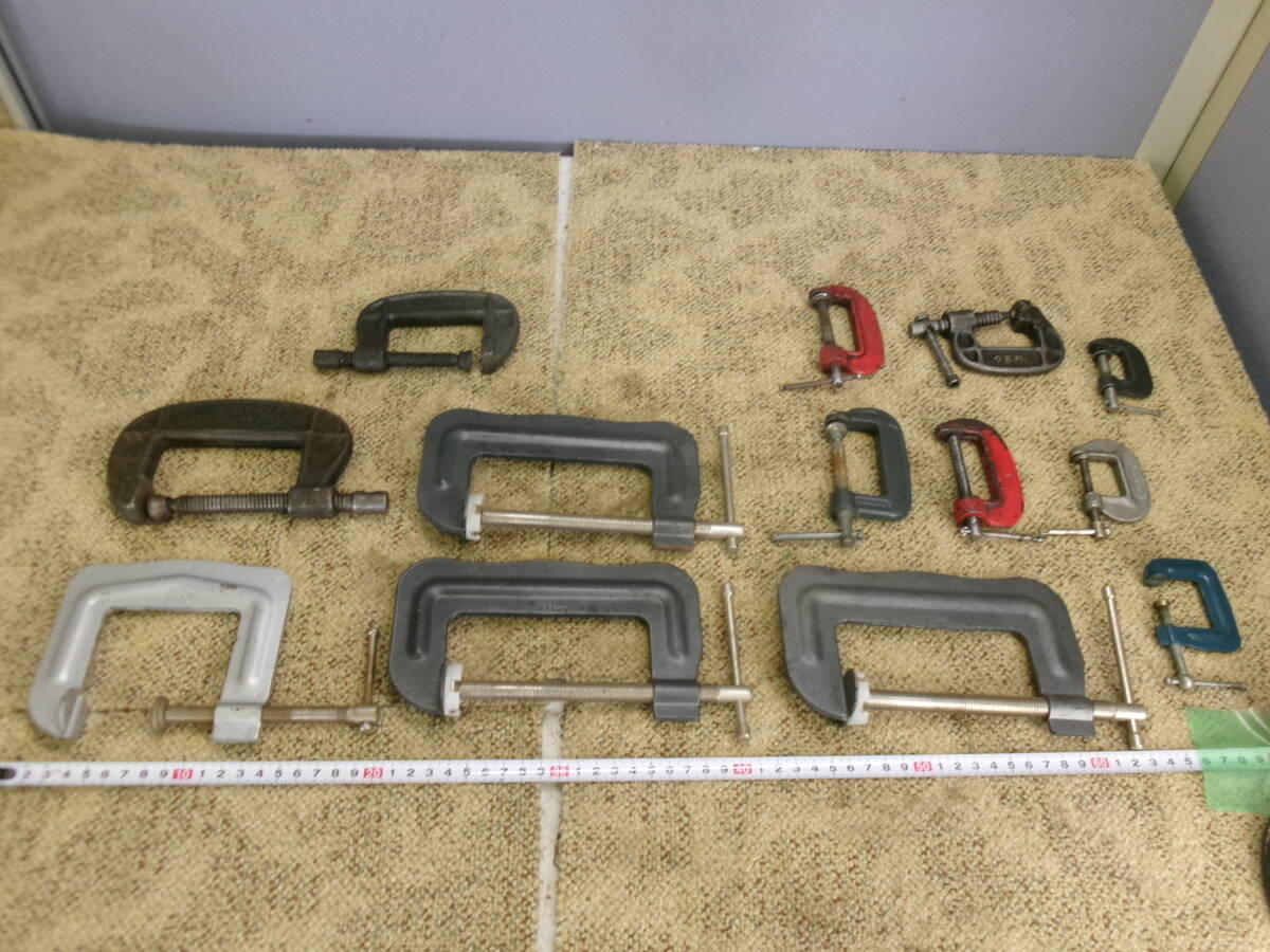 【傷や汚れあり】【7-3-1-11Rs】サイズ色々 シャコ万力(C型クランプ) 13点 100mm/75mm/65mm/55mm/50mm/25mm DIY 工作の落札情報詳細 - Yahoo ...