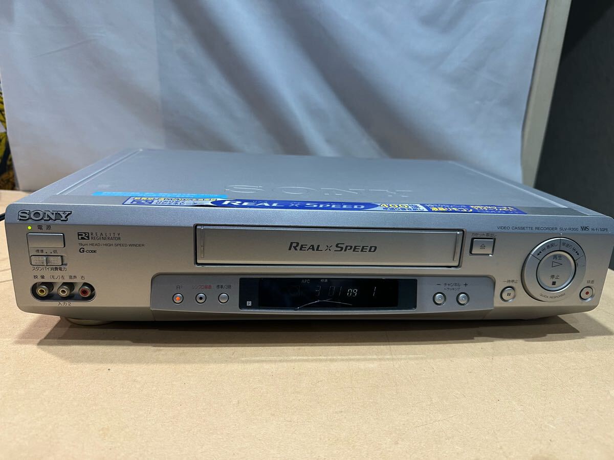 【やや傷や汚れあり】【再生動作確認】ソニー VHSビデオカセットレコーダー SLV-R300 SONY VHSデッキの落札情報詳細 - Yahoo!オークション落札価格検索 オークフリー