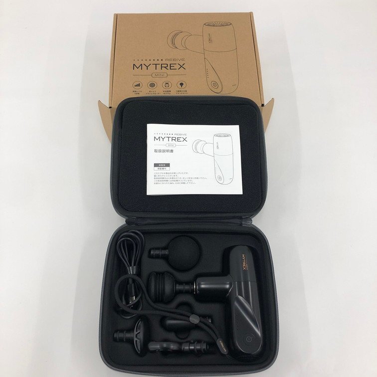【やや傷や汚れあり】創通メディカル マッサージガン MYTREX REBIVE MINI MT/BY-RBM20B 通電〇 箱入り【DCAH9009】の落札情報詳細 - Yahoo ...