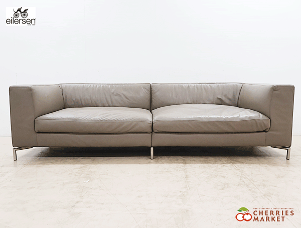 【やや傷や汚れあり】 展示品 eilersen アイラーセン ACTUS アクタス SAVANNA サバンナ サヴァンナ 3Pソファ/3人掛けソファ 革/レザー 122万の落札情報詳細 ...
