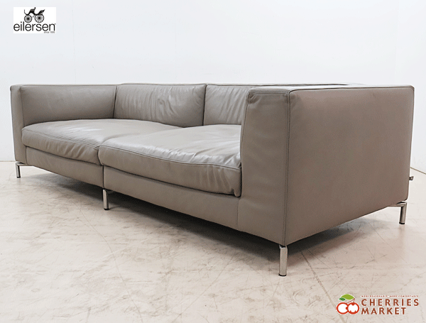 【やや傷や汚れあり】 展示品 eilersen アイラーセン ACTUS アクタス SAVANNA サバンナ サヴァンナ 3Pソファ/3人掛けソファ 革/レザー 122万の落札情報詳細 ...