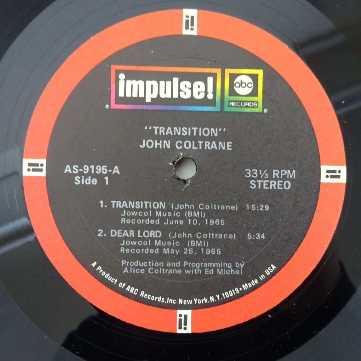 【やや傷や汚れあり】10055191;【US盤/赤黒ラベル/見開き/impulse】John Coltrane / Transitionの落札情報詳細 - Yahoo!オークション落札価格検索 ...