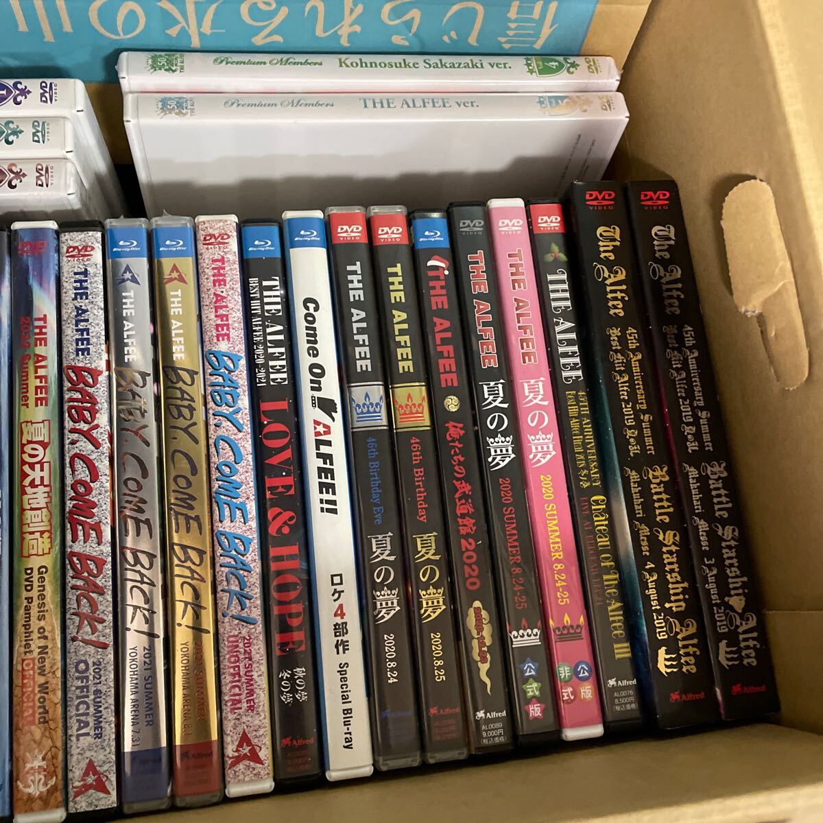 【目立った傷や汚れなし】1880-1 THE ALFEE ザ、アルフィー LIVE DVD Blu-ray CD 高見沢 夏フェス 冬フェス 非公式DVD など DVD Blu-ray46点 ...