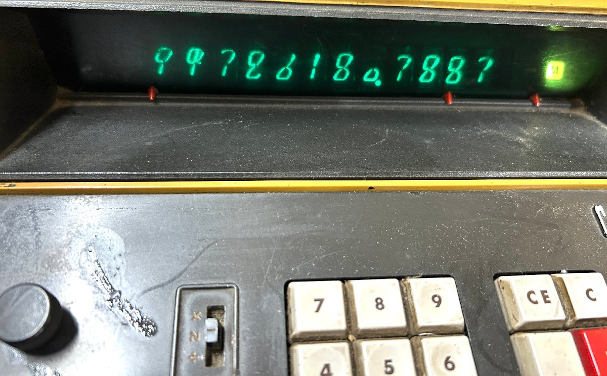 【やや傷や汚れあり】【和の美】★1円スタート★ SHARP シャープ 電卓 Compet18 CS-18D コンペット 通電確認済 昭和 骨董 ...