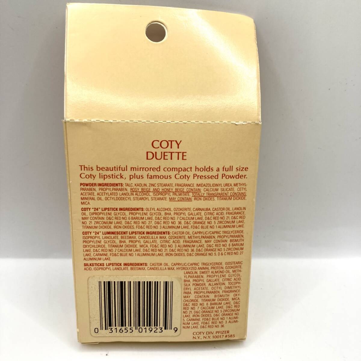 【未使用】#15891 COTY DUETTE コティ デュエット ファンデーション（ハニーベージュ）リップ（コーラルピンク）セット 未使用 保管品の落札情報詳細 - Yahoo!オークション ...