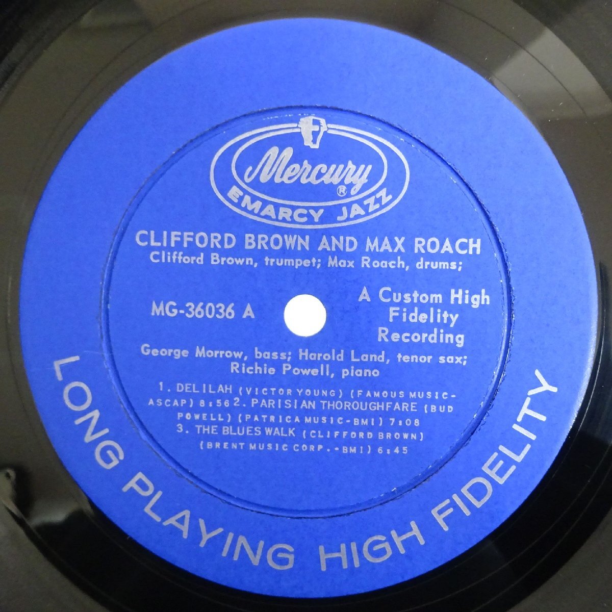 【やや傷や汚れあり】14047524;【US盤/Mercury/青ラベル/MONO/深溝】Clifford Brown And Max Roach / S.T.の落札情報詳細 - Yahoo ...