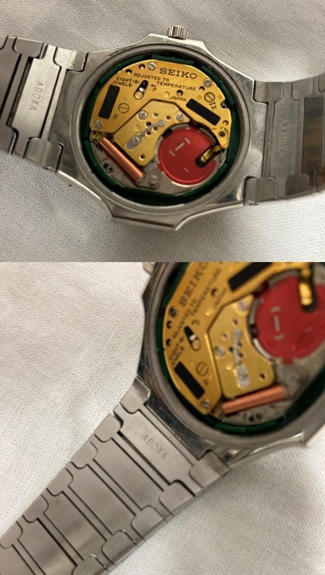 【全体的に状態が悪い】キングラム[18]CREDOR SEIKO 9461-5000 時計 ツインクオーツ 余りコマ有 不動品 ジャンク品 ...