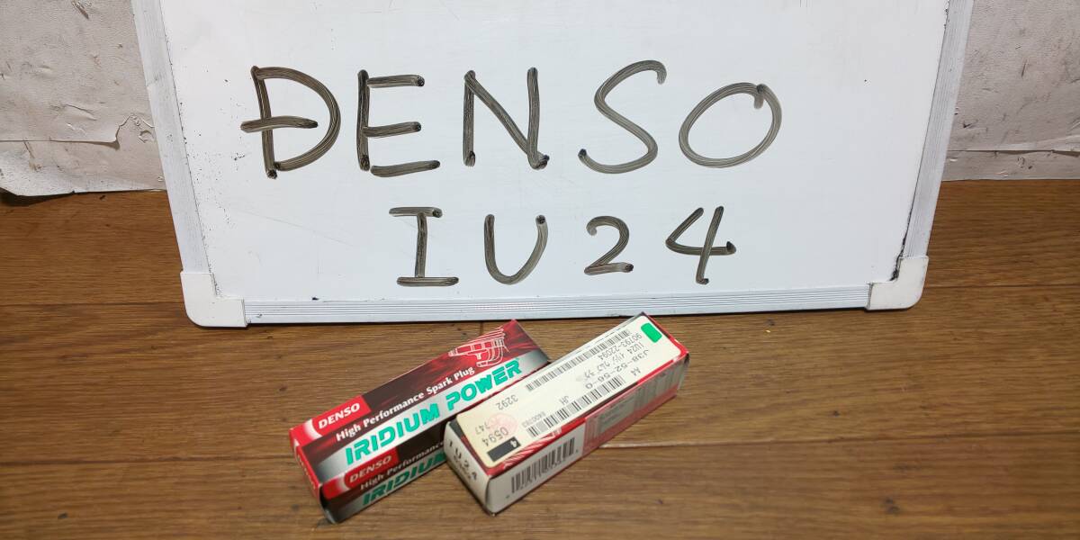 【未使用】DENSO イリジウムプラグ IU24 2本 IRIDIUM スパークプラグ CR8EIX 適合 KLX250 トリッカー DR ...